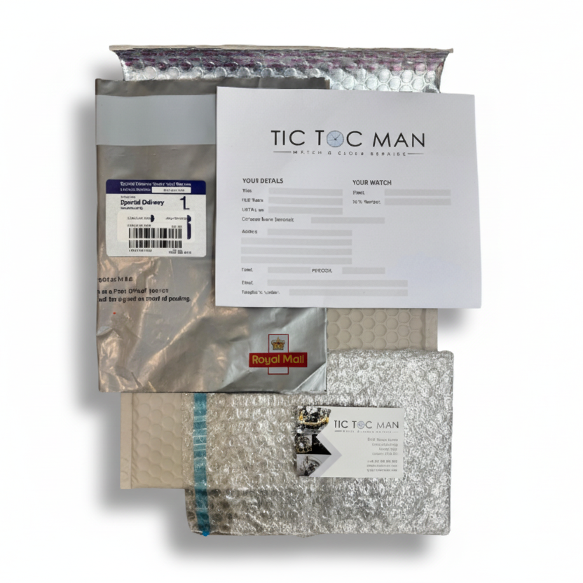 The Pre-Paid Shipping Kit | Watch Repairs by Post – Tic Toc Man Watchmakers
